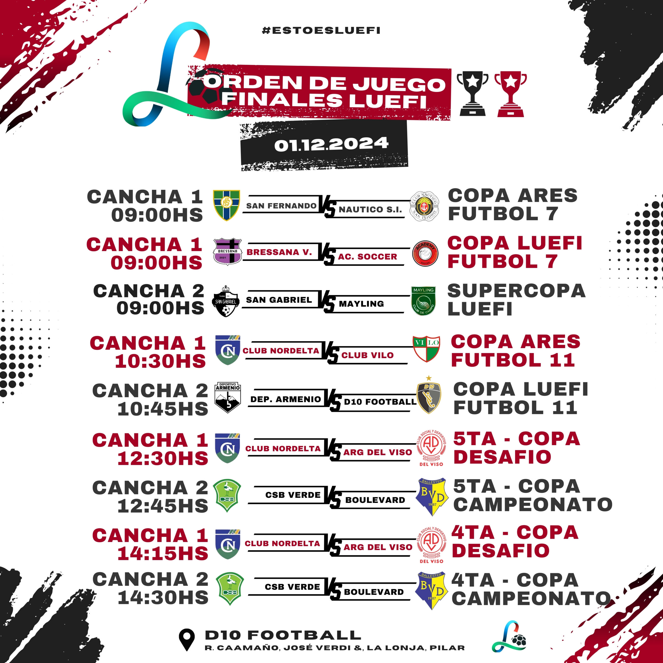 Se vienen las #FinalesLUEFI: todo lo que tenes que saber... - Liga LUEFI